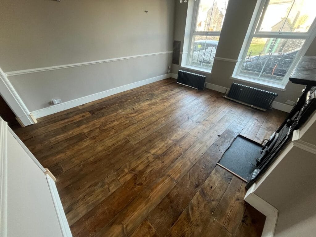 Stunning Rustic Reclaimed Floorboards | Waxed & Buffed